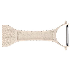 Fruit Peeler, Ergonomic Potato Peeling Tool Sharp Head for Kitchen (Beige)