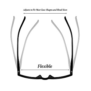 4 Pack of Blue Light Blocking Reading Glasses - Scratch Resistant Readers for Men, Women (Timeless Classics, 1.50)