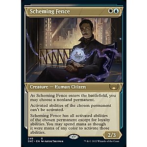 Magic: the Gathering - Scheming Fence (349) - Showcase - Streets of New Capenna