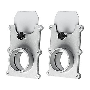 POWERTEC 70134-P2 2-1/2-Inch Aluminum Blast Gate for Dust Collector, Dust Collection Fittings - 2 PK