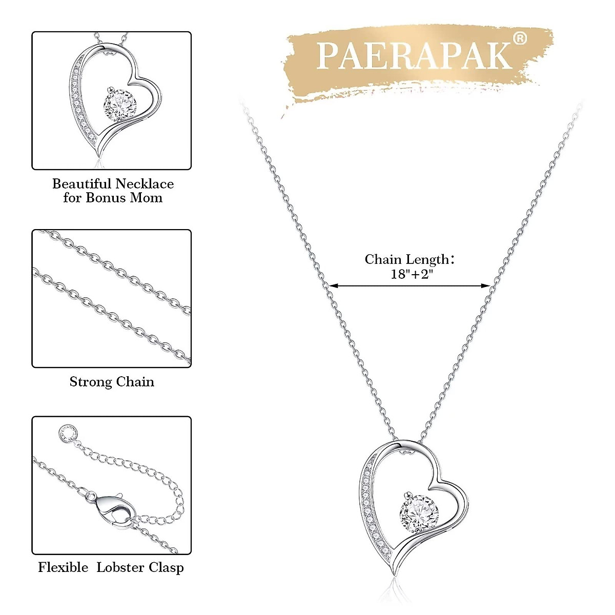 Daughter in Law Gifts Necklace, 925 Sterling Silver/14K White Gold Plated Necklaces for Daughter in Law Mothers Valentines Day Gifts for Daughter in Law Christmas Birthday Jewelry Gifts for Daughter