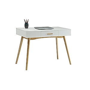 Convenience Concepts Oslo 1 Drawer Desk, White