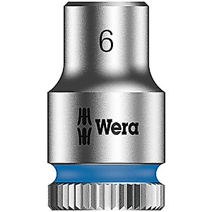 Wera Tools 05003883001 Belt 4 Sock Set 1/4" drv 9 Pieces, One Size, Multi