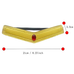 SanCak 6pcs Moon Hair Accessories Clips Headband Tiara with Necklace Headwear Cosplay Costome Props