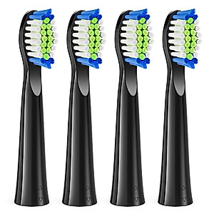 Bitvae D2 Electric Toothbrush Replacement Heads, Sonic Toothbrush Heads Refills, 4 Pack