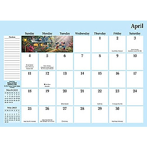 Disney Dreams Collection by Thomas Kinkade Studios: 2021 Monthly Pocket Planner