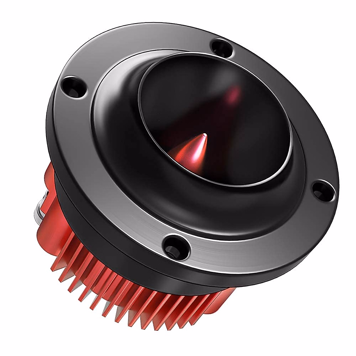 ROCKRIX 1-Inch Neodymium Super Bullet Tweeters, Aluminum Frame and Titanium Diaphragm, 200W MAX, 4 Ohms, Built in Crossover-PRO Tweeters for Car Marine Home Theatre Audio - (1 PCS)