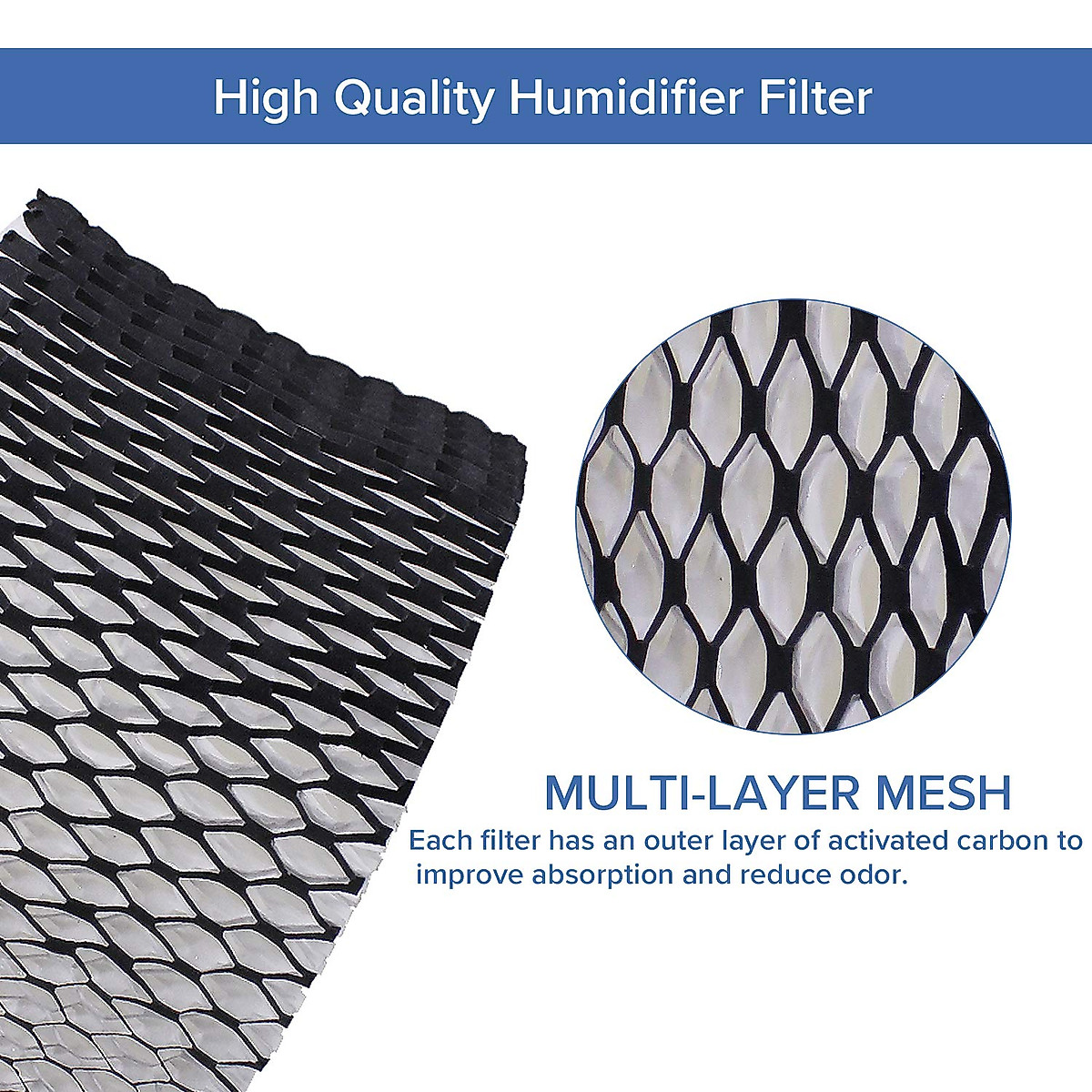THVGUL cherliyy 4 Pack HWF62 Humidifier Filters Compatible with Holmes & Sunbeam Humidifier Filter A, Replacement Parts HWF62, HWF62CS, HWF62D, SF212, SCM1100, SCM1701, SCM1702, SCM1762, SCM2409