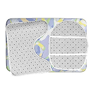 ZLDXDP 3 PCS Set Toilet Anti Slip Floor Mat Cover Shower Decoration Cushion Rugs Bath Entrance Doormat