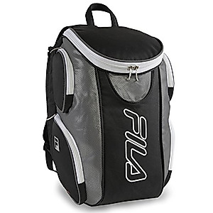 Fila Ultimate Tennis with Shoe Pocket, Black/Grey, One Size
