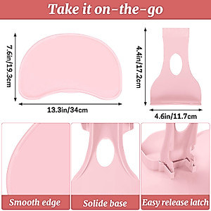 Gnegni Seat Tray Accessory Compatible with Bumbo Seat,Smooth Tray Surface for Baby Feeding & Playing Activity Compatible with Bumbo Floor Seat Lite,Easy to Clean & Release Design-Pink