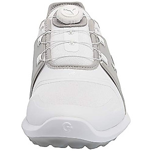 Puma 1945410310.5 Ignite Fasten8 Disc Puma White-Puma Silver-High Ri 10.5 Mens