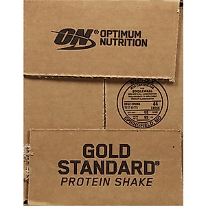 Optimum Nutrition Gold Standard Protein Shake, 24g Protein, Ready to Drink Protein Shake, Gluten Free, Vitamin C for Immune Support, Chocolate, 11 Fl Oz, Pack of 4 (Packaging May Vary)