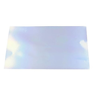 Printable Holographic Sticker Paper for Laser Ink Printing 20 Sheets Printing Paper Stickers Self Adhesive A4 Quick Drying Scratch Resistant Inkjet Printer Paper