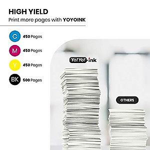 YoYoInk Remanufactured Ink Cartridges Replacement for Epson T220XL 220 XL (2 Black, 1 Cyan, 1 Magenta, 1 Yellow, 5-Pack) for Epson Printer WF-2750 WF-2760 WF-2630 XP-420 XP-320 XP-424 WF-2650 WF-2660