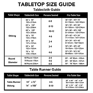 LUSHVIDA Rectangle Outdoor Tablecloth with Umbrella Hole and Zipper, 60x84 Inch Navy, Washable Waterproof Table Cloth Spill Proof Wrinkle Free Table Cover for Patio Spring Summer Picnic BBQS