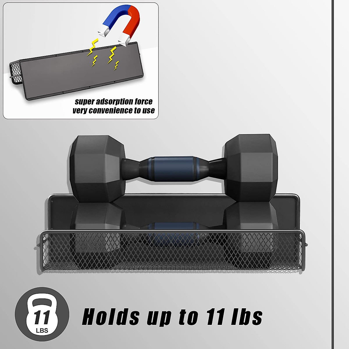 Churboro 4 Pack Magnetic Spice Rack Organizer with 24 Glass Spice Jars-Moveable Magnetic Shelf for Refrigerator- 4 oz Spice Containers with Labels, Medium, Metal Black