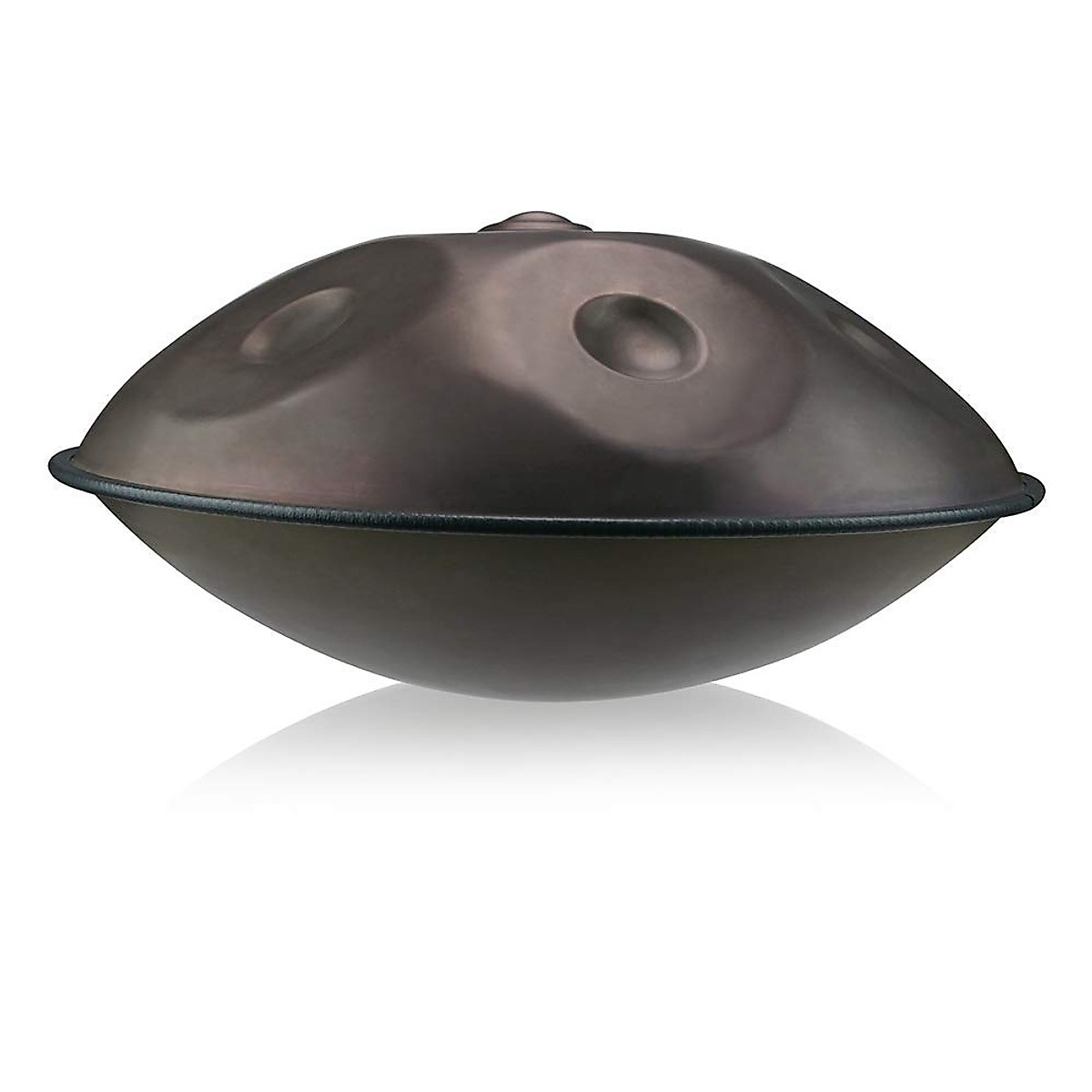 "Lark Music" hand pan in D Minor 9 notes steel hand drum (22.8" (58cm), Brozne Surface (D Minor) 9 notes D3 A Bb C D E F G A)