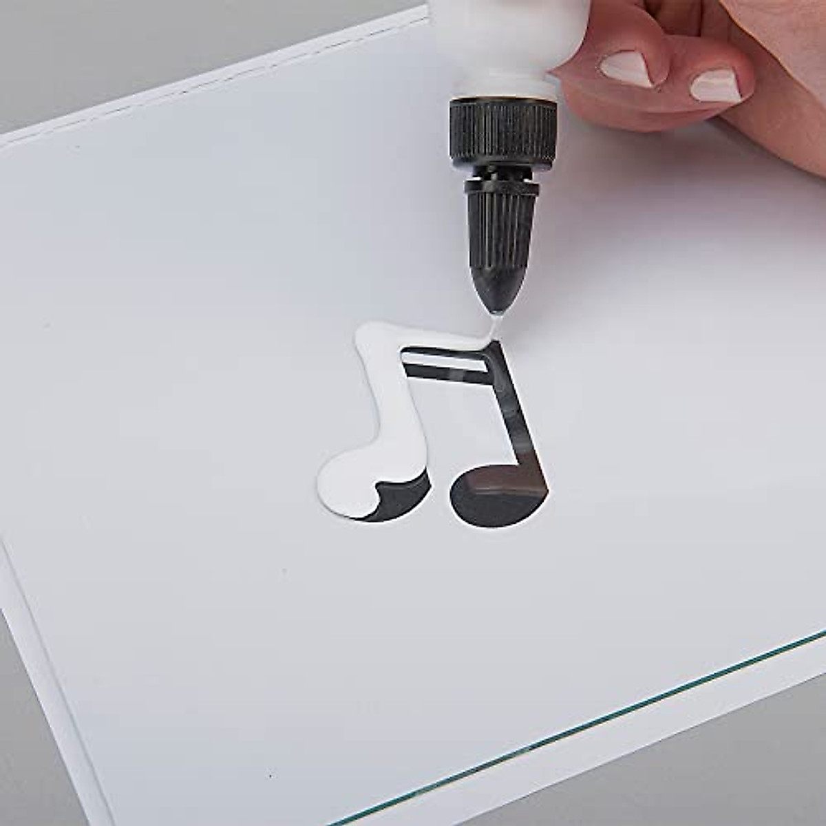 Polyform Liquid Sculpey Liquid Polymer Oven-Bake Clay, Classic Sampler Pack, Three 1 oz. bottles included, White, Black and Clear colors, Great for jewelry, holiday, DIY