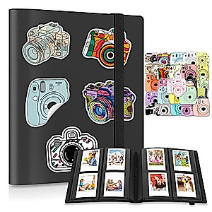 Ablus 160 Pockets Mini Photo Album for Fujifilm Instax Mini Camera, Polaroid Snap, Z2300, SocialMatic Instant Cameras & Zip Instant Printer (Black)