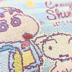 I Planning Crayon Shin-chan Gobelin Weave Flat Pouch Pajamas W7.9 x H 5.1 inches (20 x 13 cm) K4265B