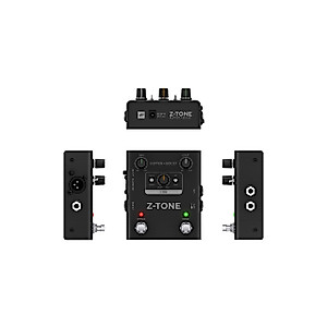 IK Multimedia Z-Tone Buffer Boost guitar preamp pedal with boost, Active/Passive pickup selector, switchable PURE/JFET Channels, true bypass and DI out for reamping/live use