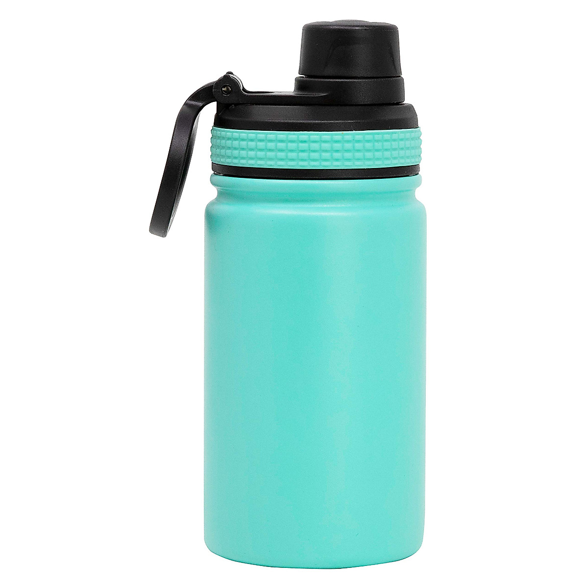 MIRA 12 oz Stainless Steel Kids Water Bottle - Metal Thermos Flask Keeps Cold for 24 Hours, Hot for 12 Hours - Double Wall Vacuum Insulated - Leak Proof BPA-Free Lid - Teal