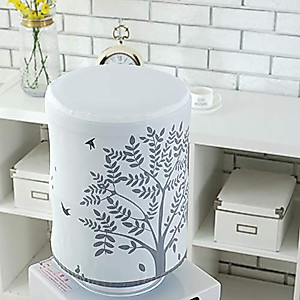 DFYOUHome Water Dispenser Barrel Covers, Reusable Furniture Standard Cover Protector for Home, Office and 5 Gallon Water Bottle, Durable Fabric Bucket Décor (Tree)