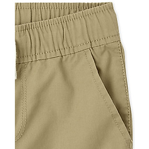 The Children's Place boys Pull On Jogger Shorts, FLAX, 7