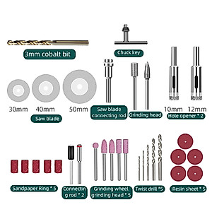 Glass Bottle Cutter, Electric Bottle Cutting Machine, 36Pcs Versatile Rotary Tool Kit for Drilling, Sanding, Cutting Wine Bottles, Glass, DIY Flower Pot, Jar, DIY Creative Crafts Decoration