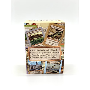 Montrose Biology Ecologies: Bizarre Biomes - Use Science to Build Food Webs in 7 Biomes - Beautiful Vintage Nature Art for The Classroom or Game Night