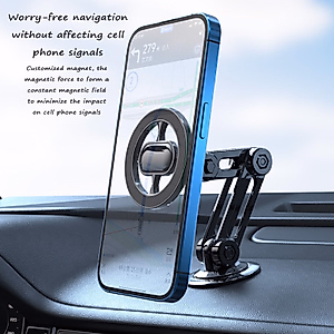 rpuw Mamox Phone Holder, Universal 360°Pro, Mamox Robotic Arm Phone Holder, Mamox Car Phone Holder, Mamox Phone Mount, Mamox Cell Phone Holder (Silver)