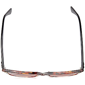 Ray-Ban Rb2185 Wayfarer II Evolve Polarized Round Sunglasses, Red Havana/Photochromic Red Gradient Bordeaux, 52 mm