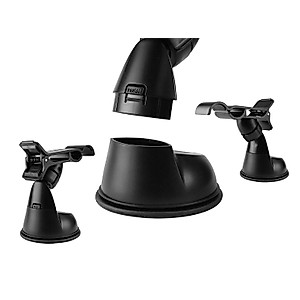 Car Windshield or Dashboard Mount Phone Holder, Suction Cup Mount on Clean Surface Compatible for iPhones Samsung Galaxy Moto Google Pixel Google Map Navigation