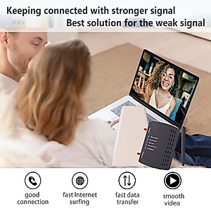 Cell Phone Booster for Home, Cell Phone Signal Booster Kit, Up to 2500 sq ft,Boost 4G 5G LTE Data for Verizon AT&T T-Mobile and All U.S. Carriers,FCC Approved