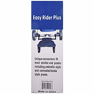 Englacha Easy Rider Trailer - Standing Platform - Quick and Easy to Use - Designed for Safety, Blue