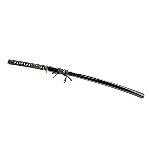 Handmade Sword - Samurai Katana Sword, Battle Ready, Hand Forged, 1045 Carbon Steel, Heat Tempered, Full Tang, Sharp, Wooden Scabbard (Bamboo)