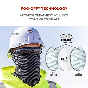 Skullerz Odin Anti-Fog Safety Sunglasses - Black Frame, Smoke Lens