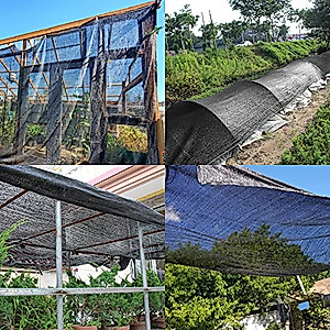 EVETTO 70% Sunblock Shade Cloth Net Black UV Resistant, Garden Shade Mesh Tarp for Plant Cover, Greenhouse, Barn. Top Shade Cloth Quality Panel for Flowers, Plants, Patio Lawn (10×10ft(3×3m))