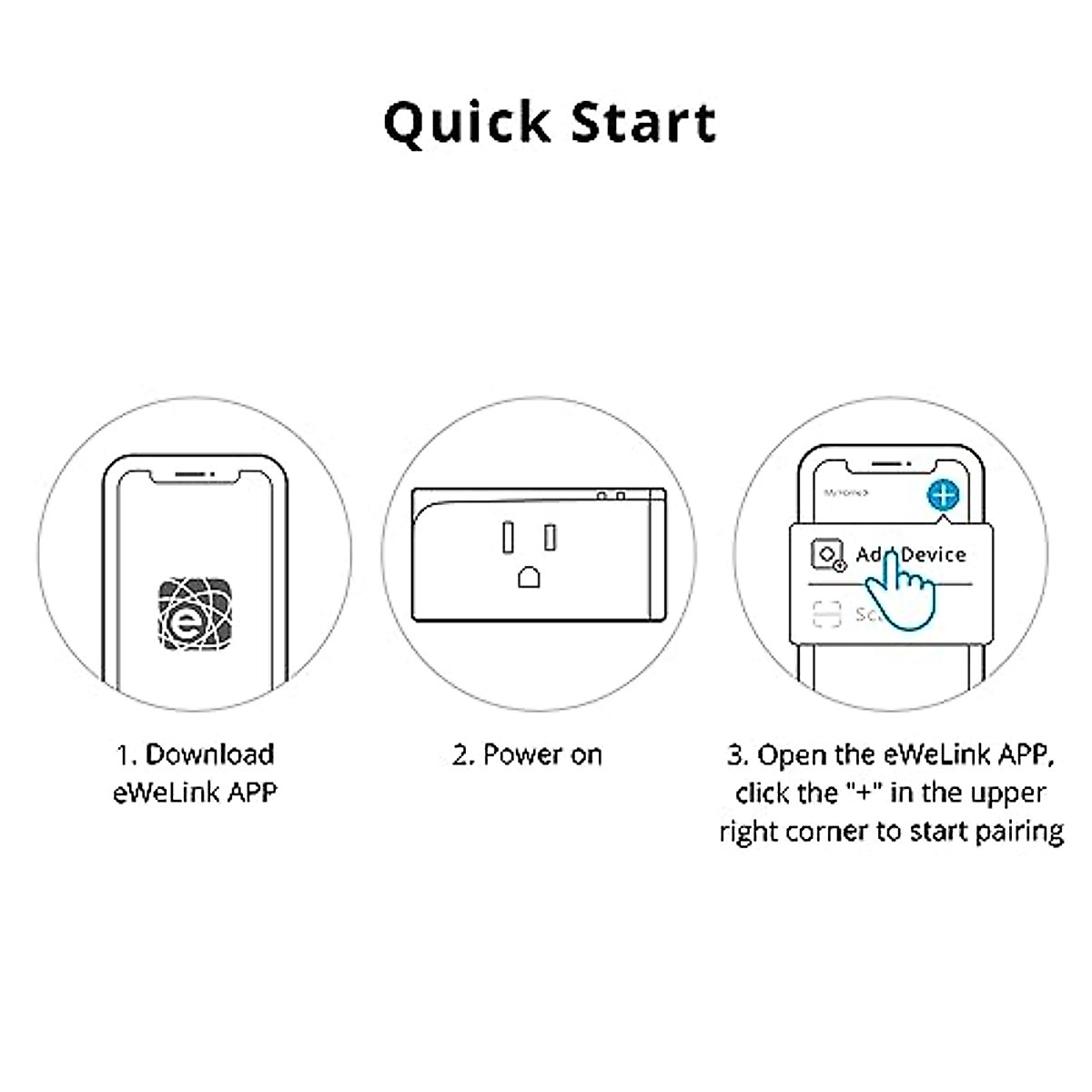 SONOFF S31 WiFi Smart Plug with Energy Monitoring, 15A Smart Outlet Timer Switch ETL Certified, Work with Alexa & Google Home Assistant, IFTTT Supporting, 2.4 Ghz Wi-Fi Only