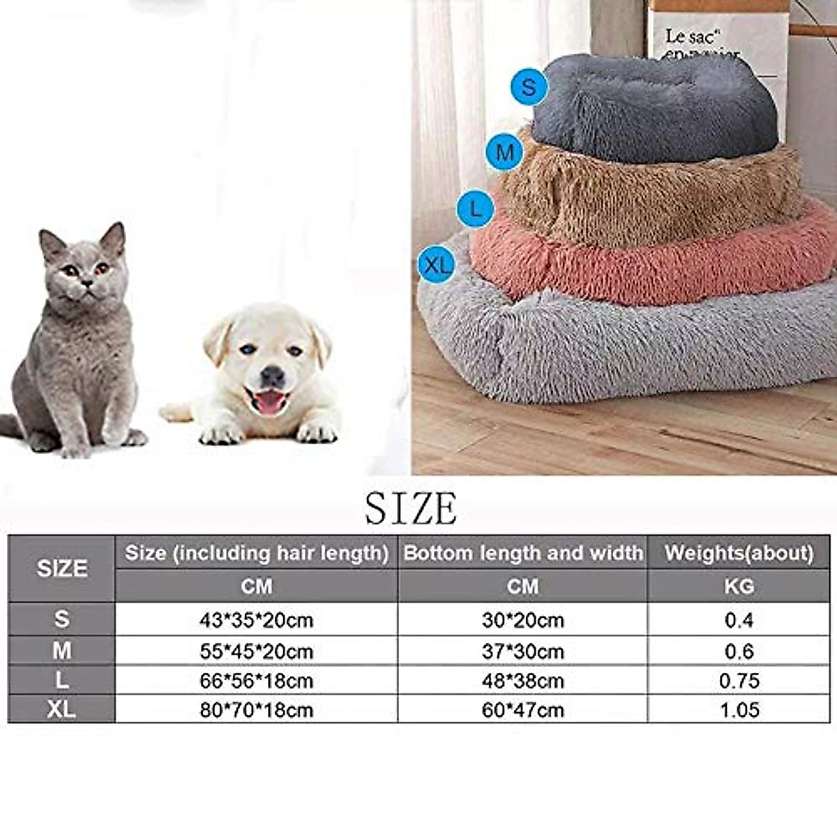 Bed Xs Size Warm Winter Square Super Soft Sleeping Dog Bed Long Plush Washable Cat Mat Basket Puppy House 1Pcs Light Green