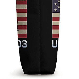 USS Truxtun DDG-103 Ship Diagram American Flag Tote Bag