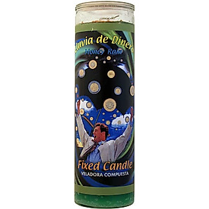 INDIO RAIN Money GRN Candle - Velas Misticas 7 Day Fixed Candle