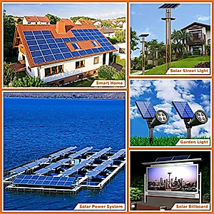 BLINGJOY 30A Solar Charge Controller, Solar Panel Controller 12V/24V PWM Auto Paremeter Adjustable LCD