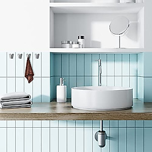 UFURMATE Towel Hooks, 4Pcs Self-Adhesive Towel Hooks Stainless Steel Kitchen Towel Holders Tea Towel Hangers Wall Mounted for Kitchen, Bathroom, Shower