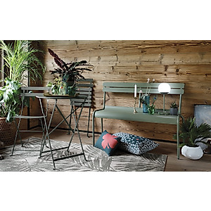 Fermob - Bistro Metal Chair Set of 2 - Original French Design for Indoor/Outdoor Use - Sustainable Powder-Coated Steel - Made in France - Rosemary