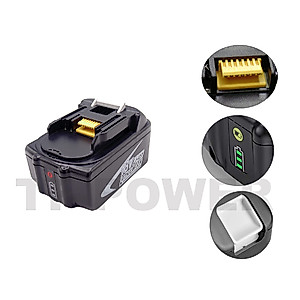 2pcs Replacement Battery for Makita BL1850B 18V LXT Lithium-ion (18V 5.0Ah),1pc Replacement Dual Switch Charger for Makita DC18RD DC18RC