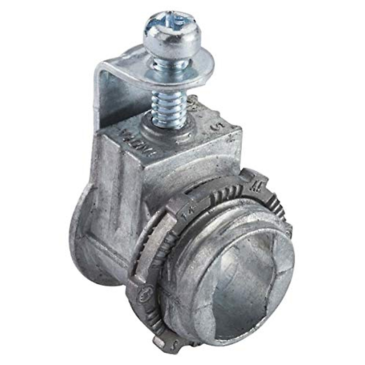 Halex – 3/8 Inch Flexible Metal Conduit – FMC – Saddle Connectors – 06703B – 50 Per Pack,Silver