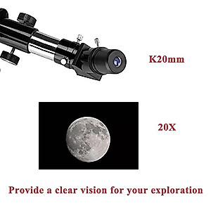 SVBONY Telescope for Kids, 60mm Portable Refractor Telescope, Multi-Coated Optics Ideal Telescope for Beginners