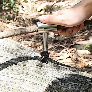 Hand Auger Wrench, Scotch Eye Wood Auger, Survival Gear and Equipment, Hand Auger Wood Drill